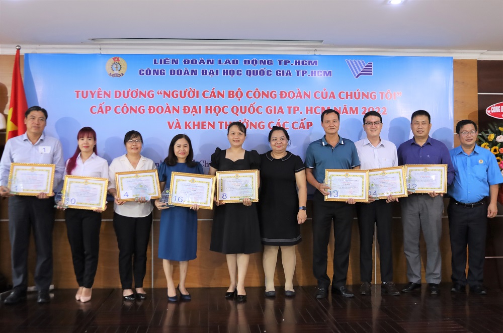 Công đoàn ĐHQG-HCM tuyên dương 30 gương “Người cán bộ công đoàn của chúng tôi”